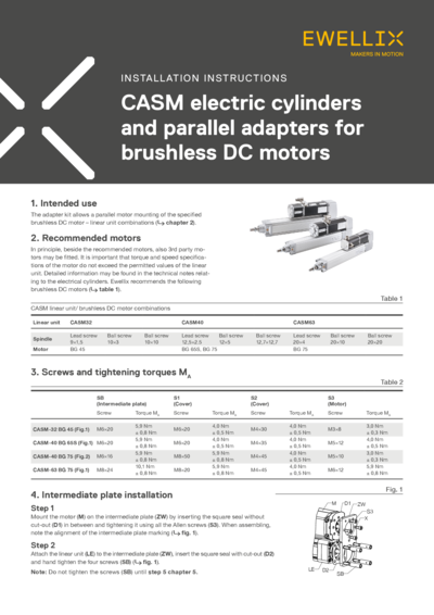 CASM-32/40/63 | Ewellix